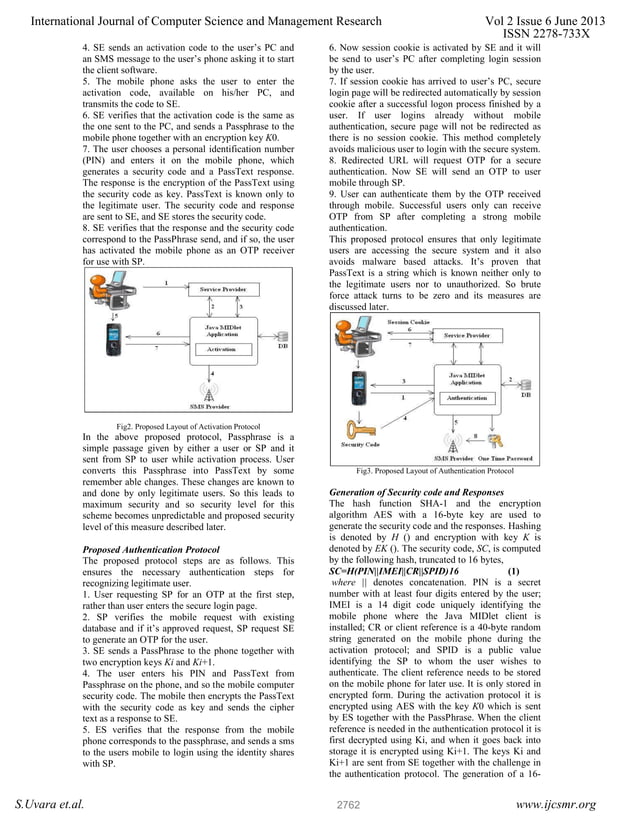 Two aspect authentication system using secure | PDF