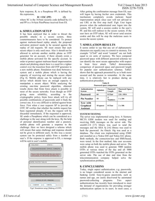 Two aspect authentication system using secure | PDF