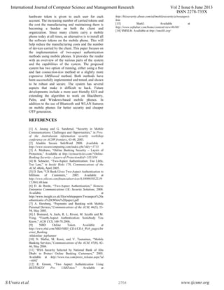 Two aspect authentication system using secure | PDF