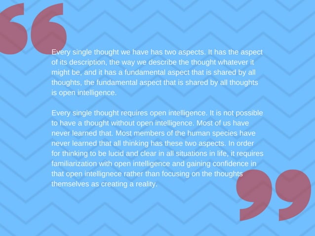 Two Aspects of Thoughts | PPT