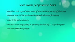 Two atoms per primitive basis and propagation modes.pptx