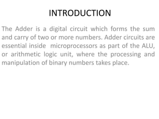 Two Bit Adder | PPTX