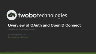 Secure your APIs using OAuth 2 and OpenID Connect | PDF