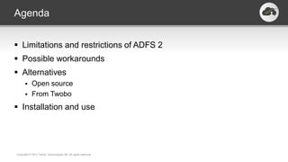 Twobo LDAP Attribute Store for ADFS | PDF