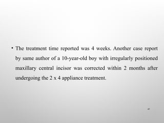 Two By Four Appliance in Pediatric Dentistry | PPTX