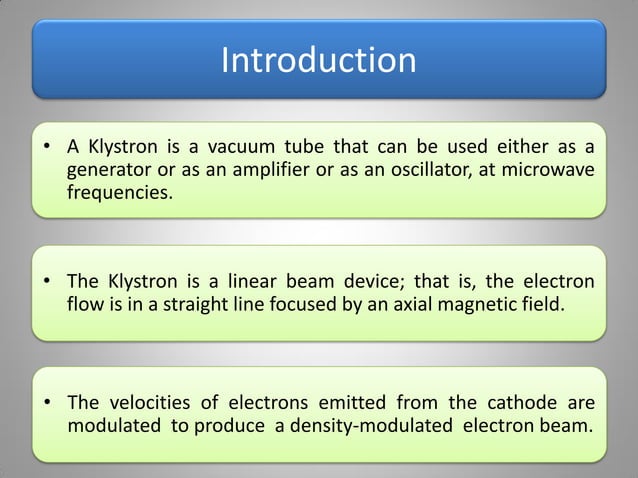 Two cavity klystron | PDF | Physics | Science