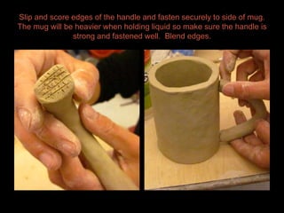 Two clay mugs | PPTX
