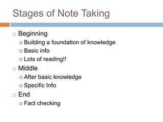Two column notes | PPTX