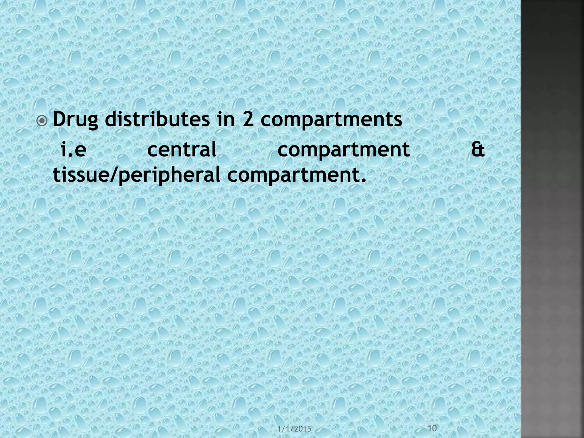 Two compartment model | PPTX