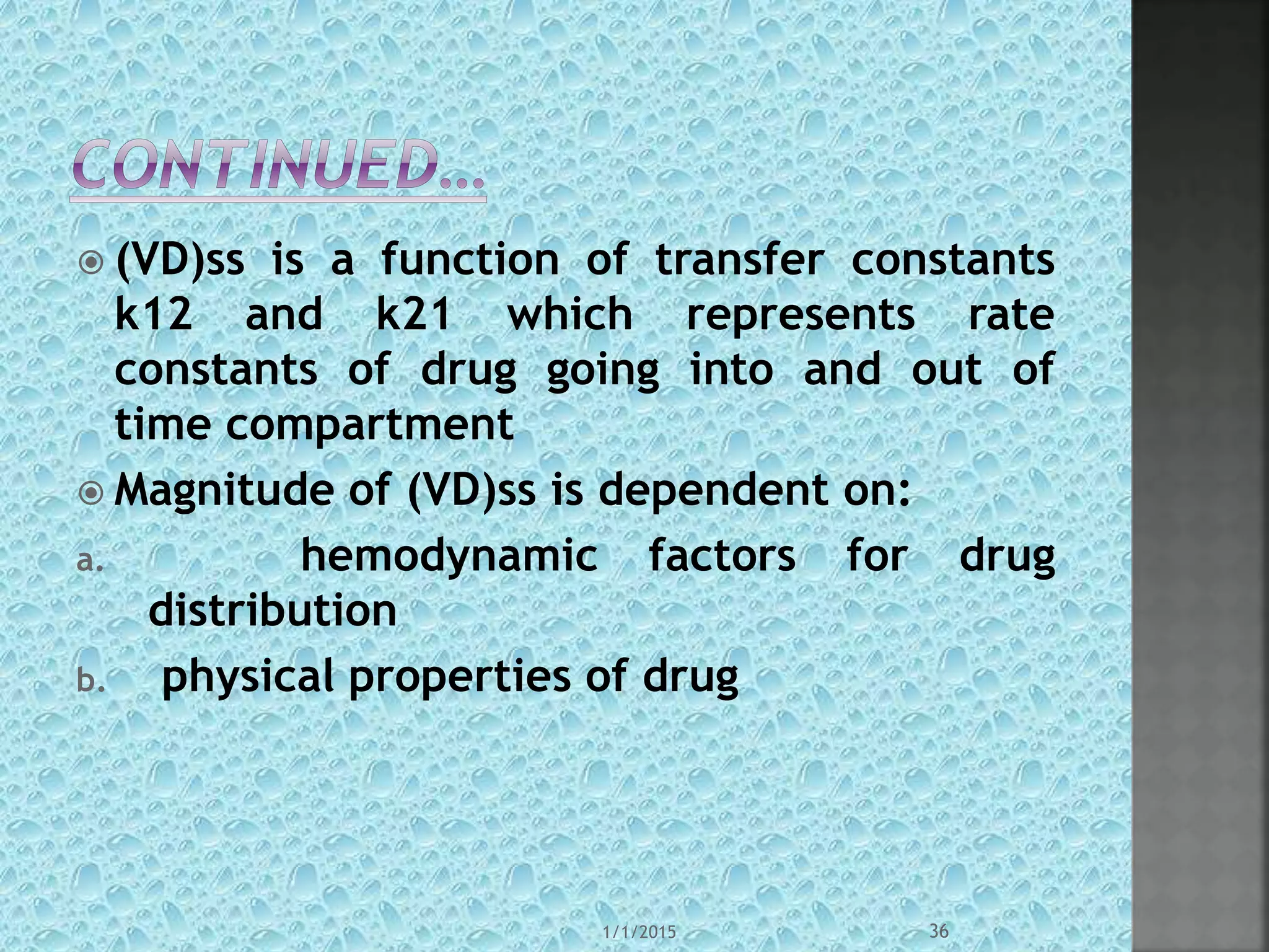 Two compartment model | PPTX