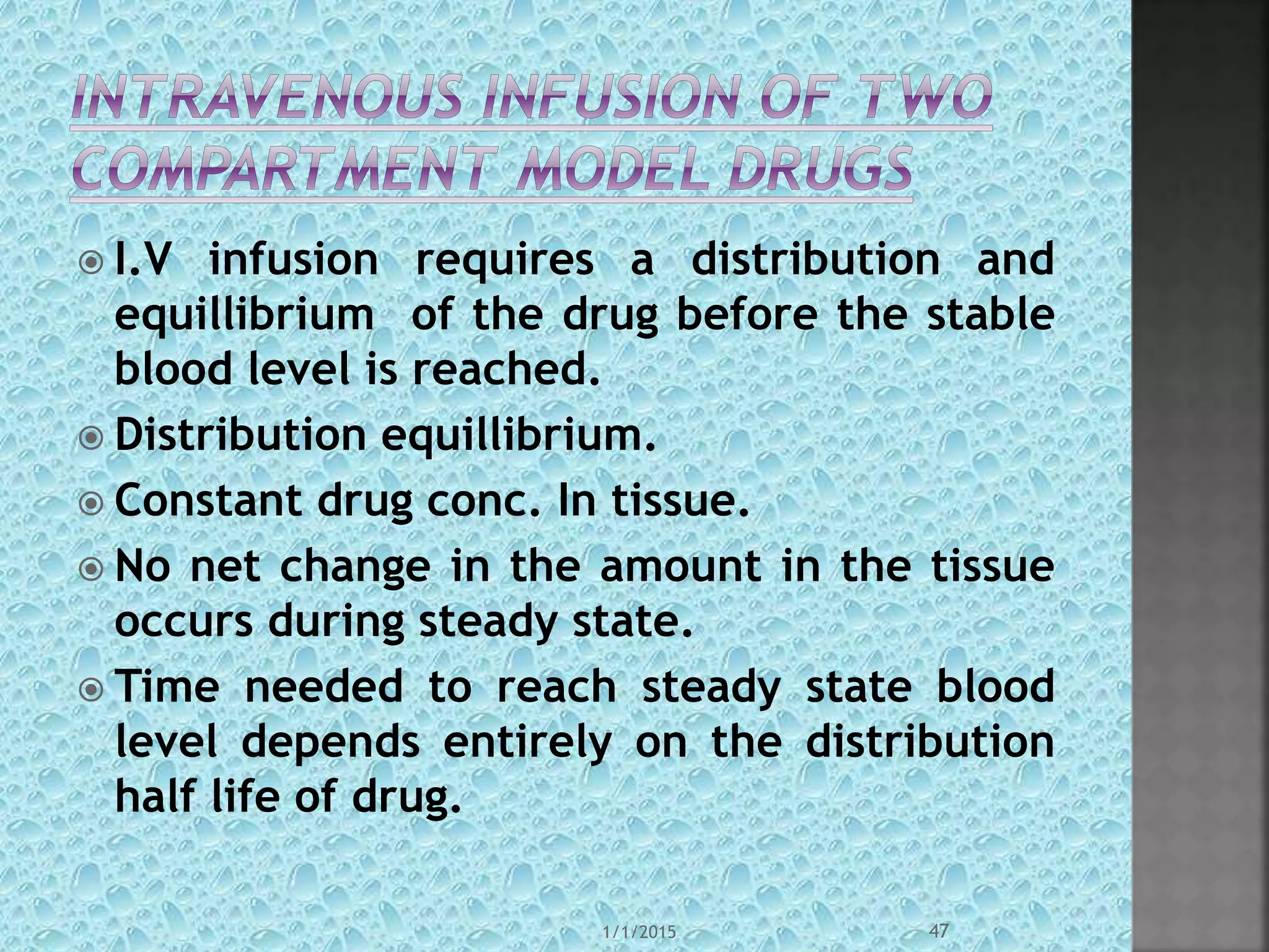 Two compartment model | PPTX