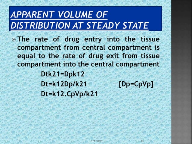 Two compartment model | PPTX