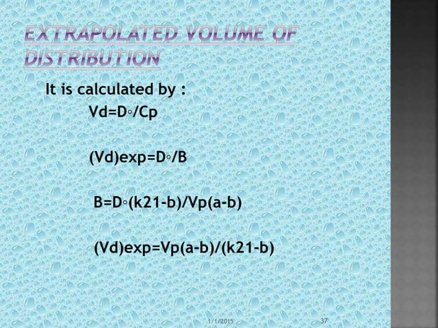 Two compartment model | PPTX
