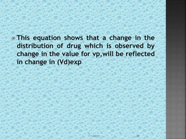 Two compartment model | PPTX