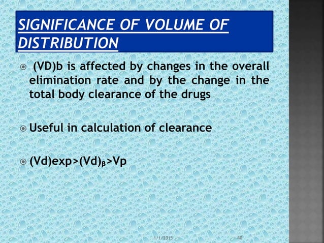 Two compartment model | PPTX