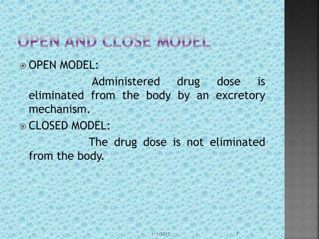 Two compartment model | PPTX