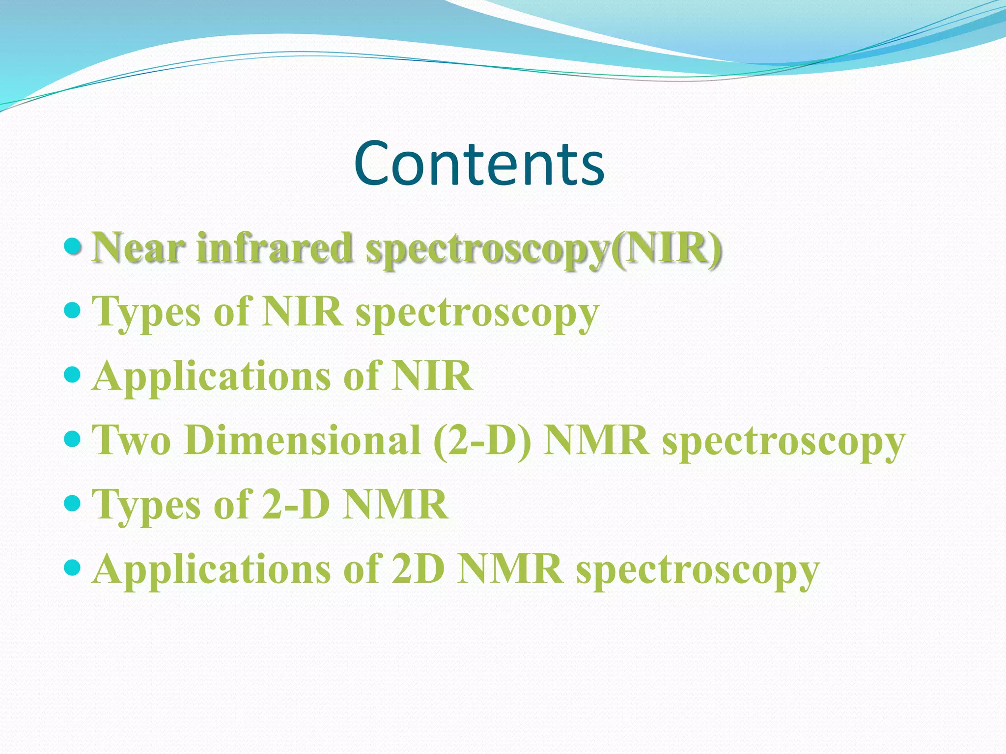 Two diametional (2 d) spectroscopy | PPTX