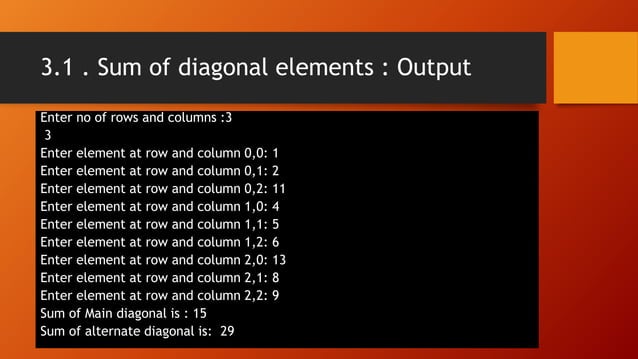 Two dimensional arrays | PPTX