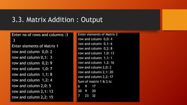 Two dimensional arrays | PPTX