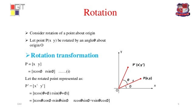 Two dimensional geometric transformation
