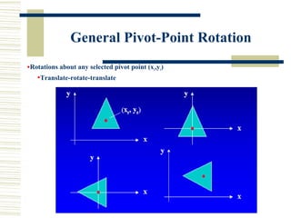Two dimensional geometric transformations | PPT