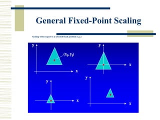 Two dimensional geometric transformations | PPT