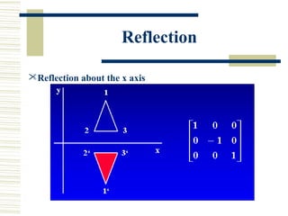 Two dimensional geometric transformations | PPT