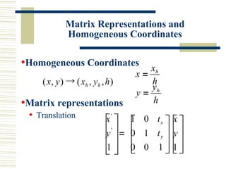 Two dimensional geometric transformations | PPT