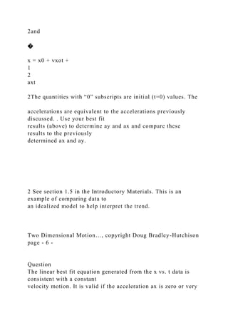Two Dimensional Motion…, copyright Doug Bradley-Hutchison page.docx