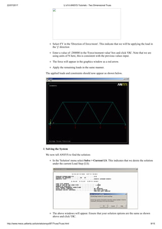 Two dimensional truss | PDF