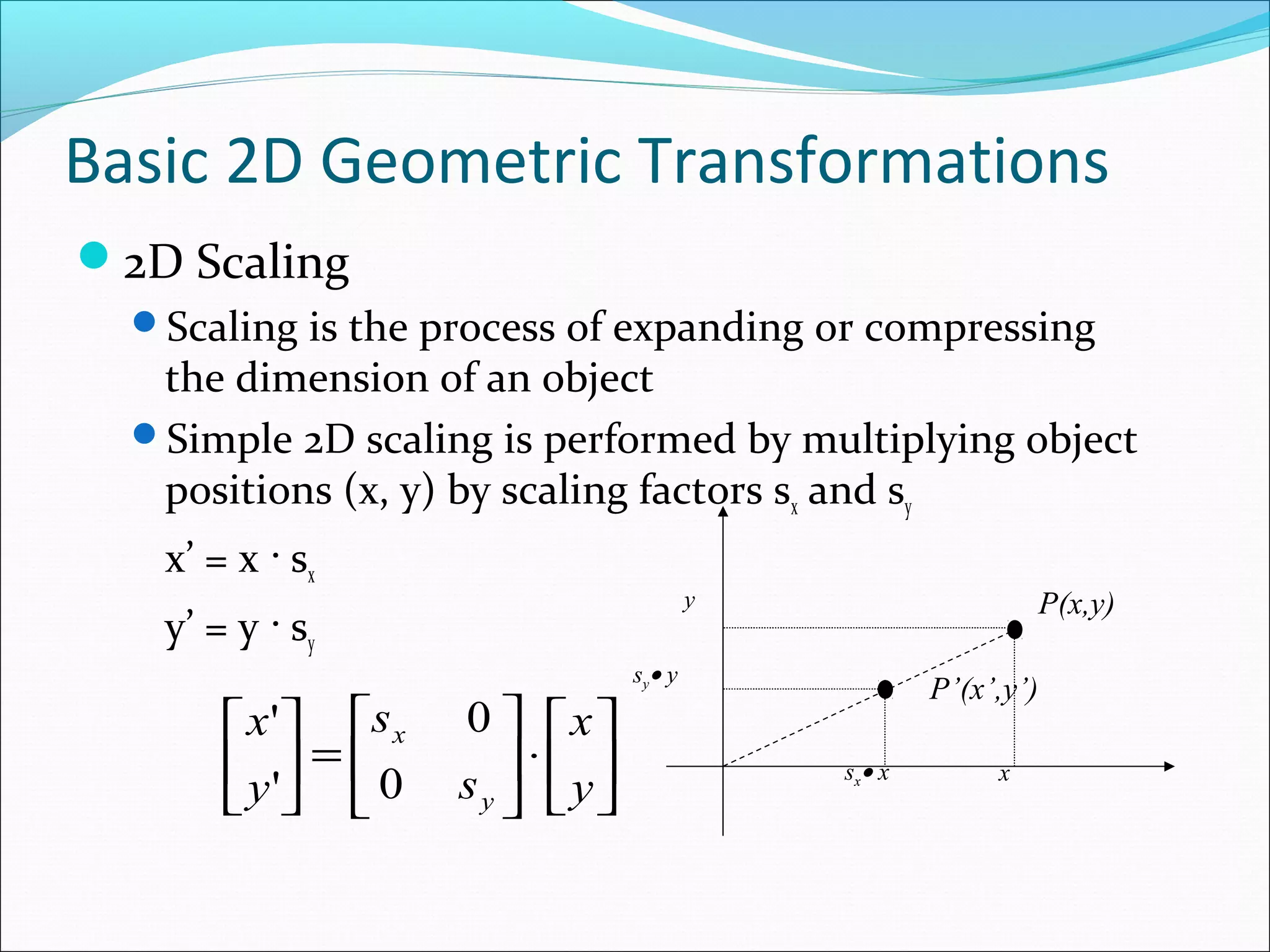 Two dimentional transform | PPT