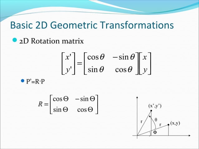 Two dimentional transform | PPT
