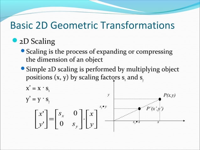 Two dimentional transform | PPT