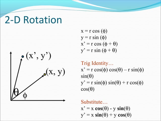 Two dimentional transform | PPT