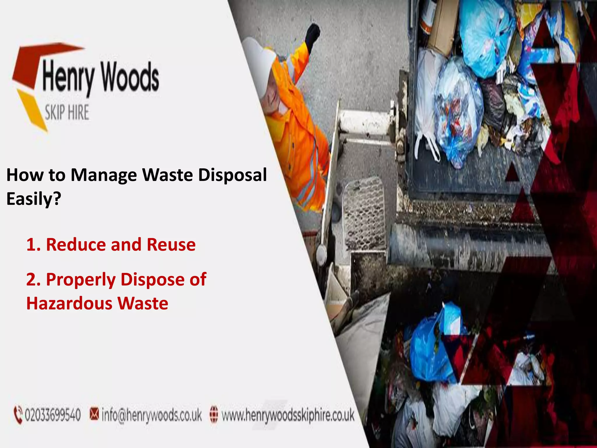 Two Easy Tips on Waste Disposal in Epsom | PPTX