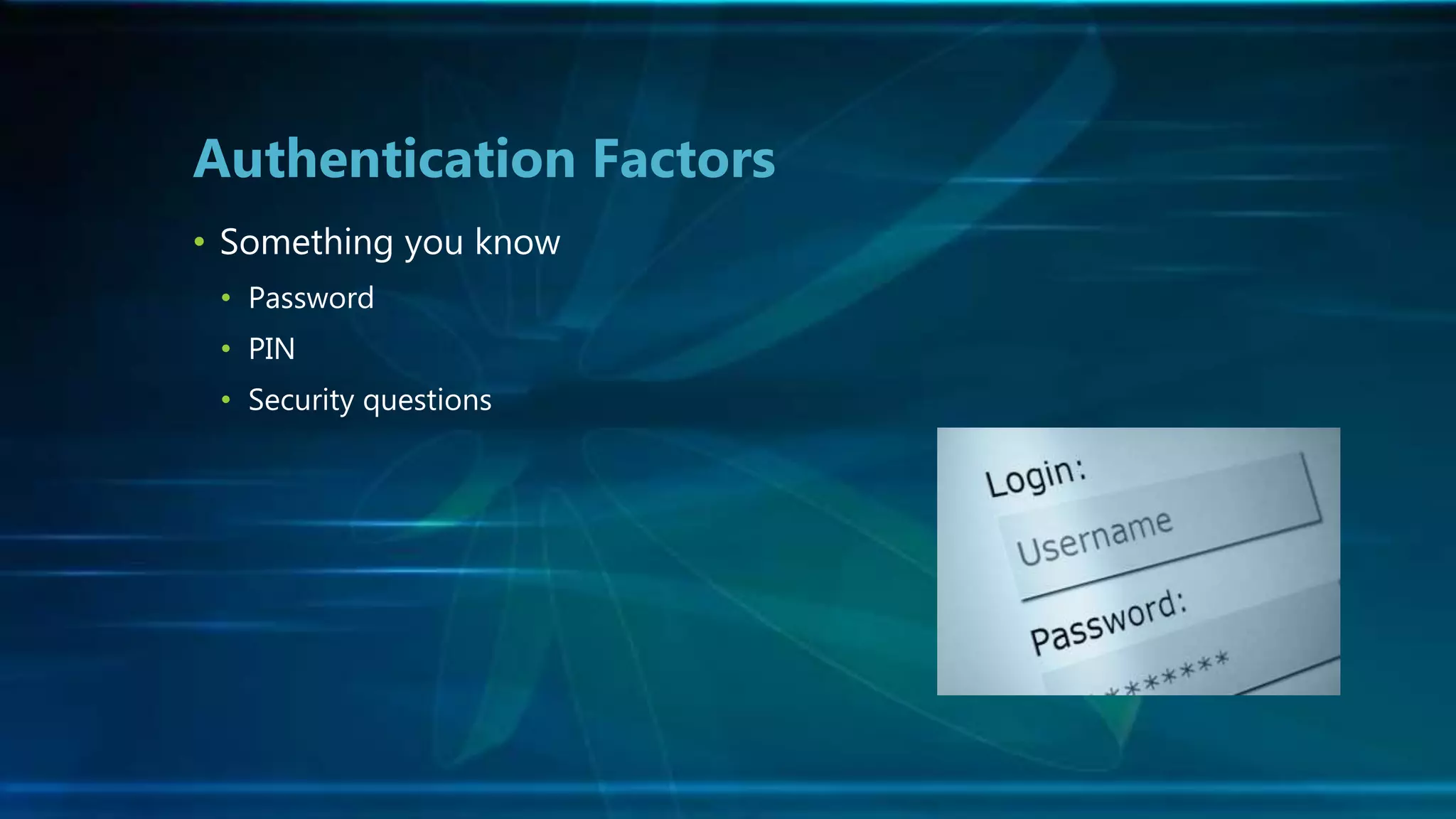 Two factor authentication 2018 | PPTX