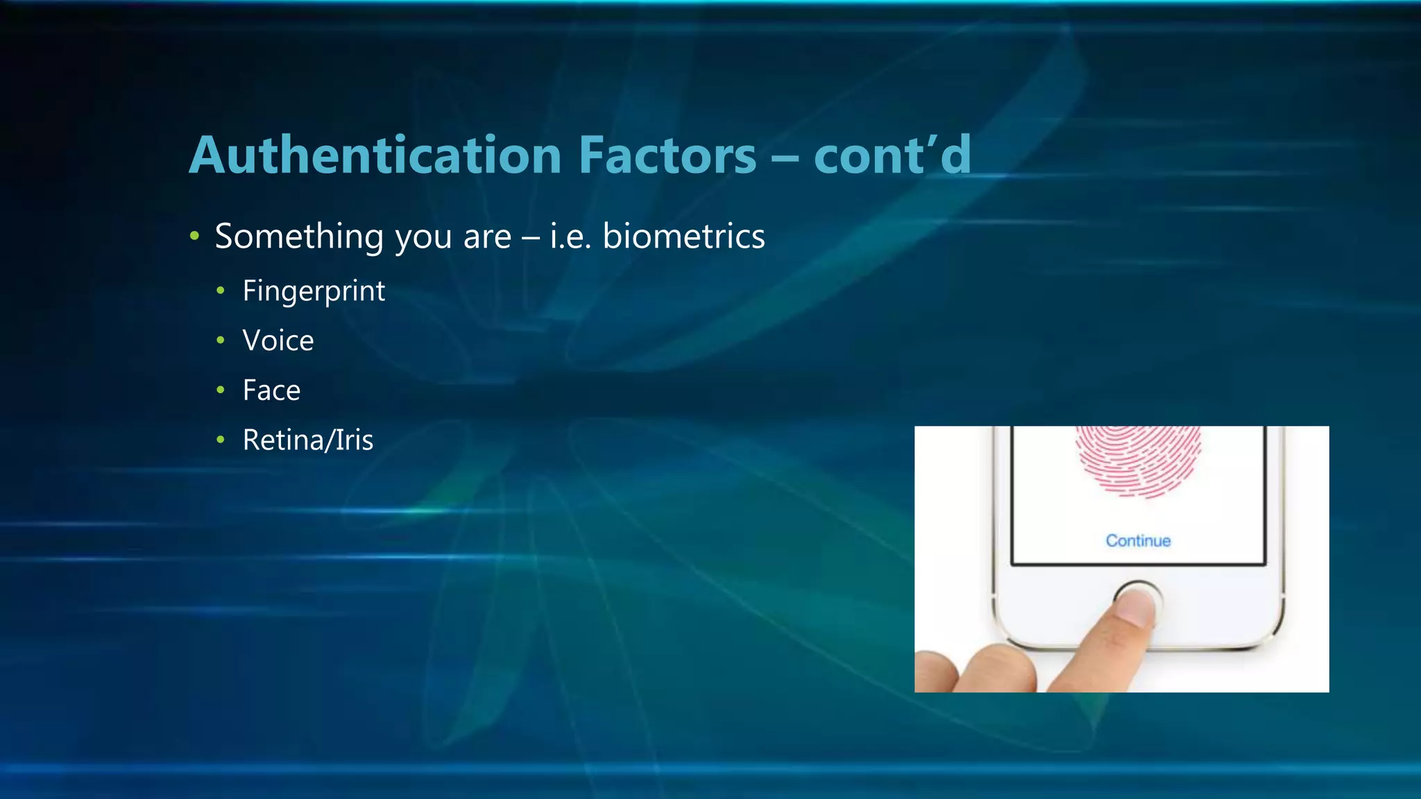 Two factor authentication 2018 | PPTX