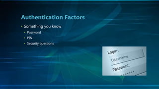 Two factor authentication 2018 | PPTX