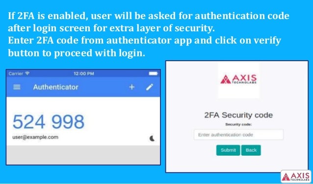 Google authenticator odoo two factor authentication (2FA) login security | PPT