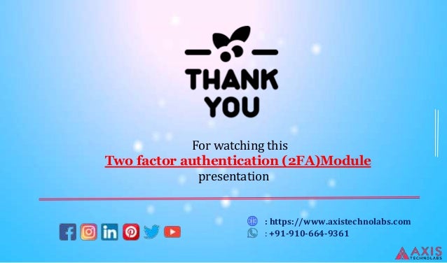 Google authenticator odoo two factor authentication (2FA) login security | PPT