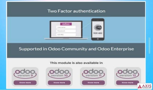 Google authenticator odoo two factor authentication (2FA) login security | PPT