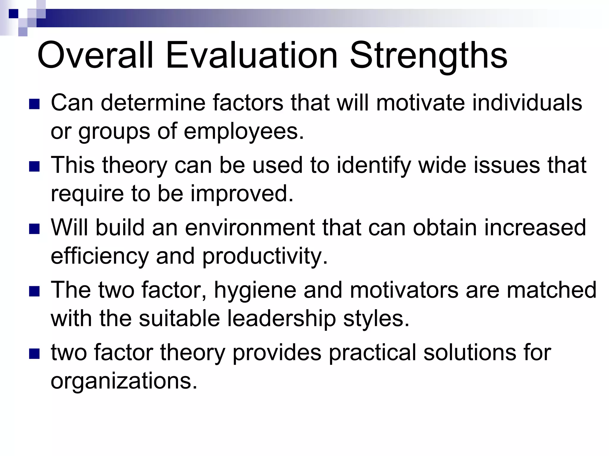 Two factors theory | PPT