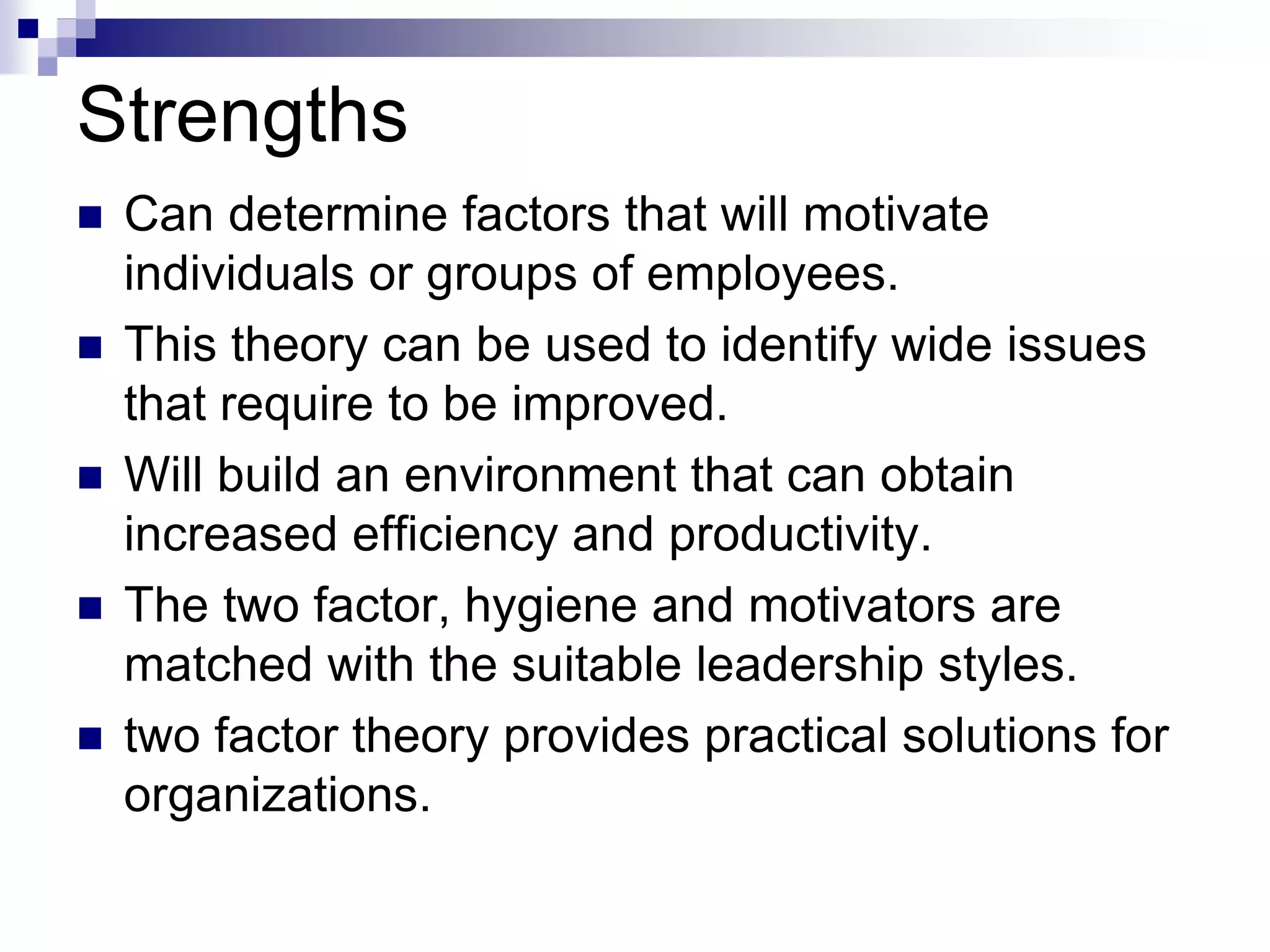 Two factors theory | PPT