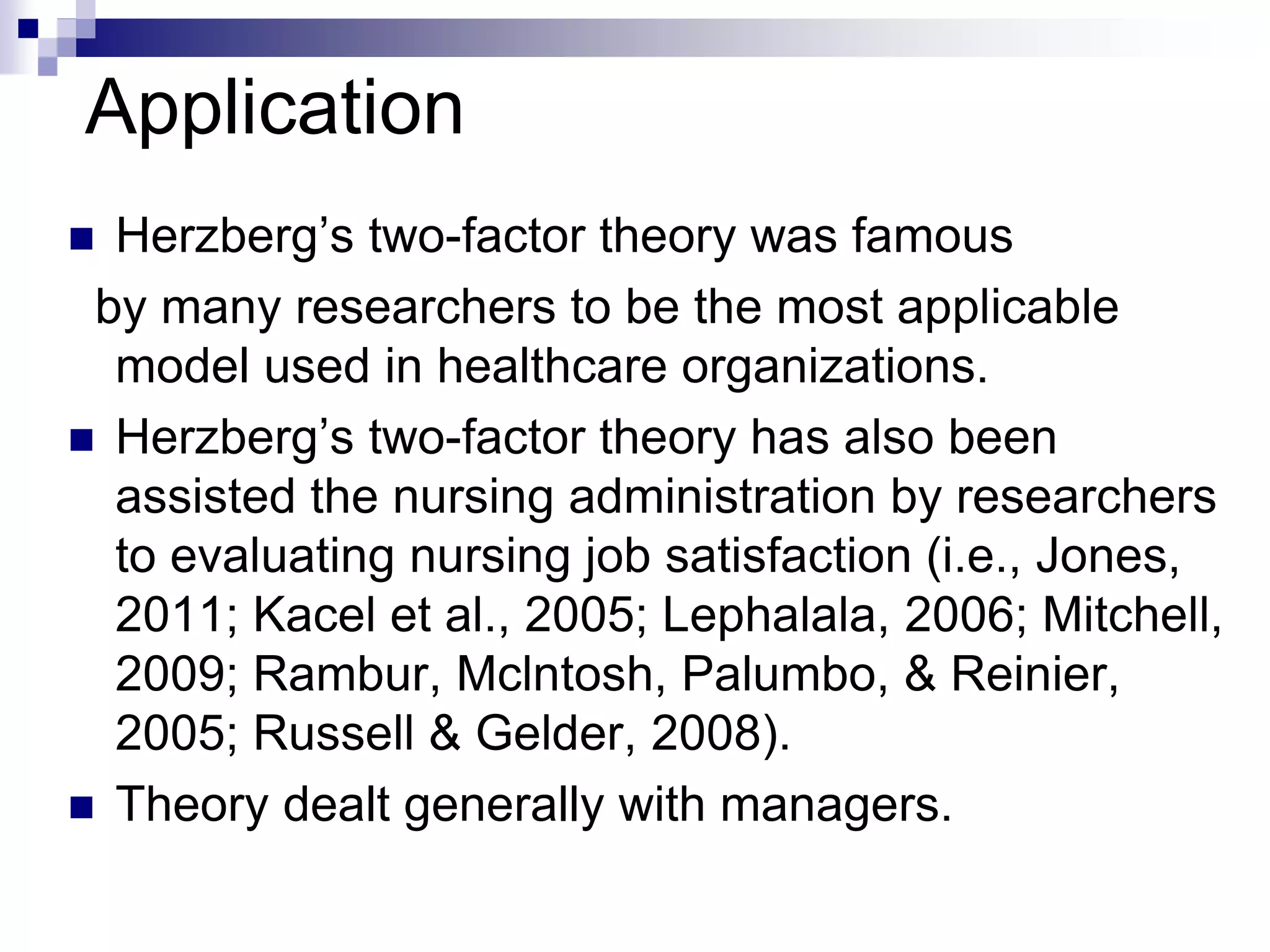 Two factors theory | PPT