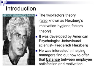 Two factors theory | PPT