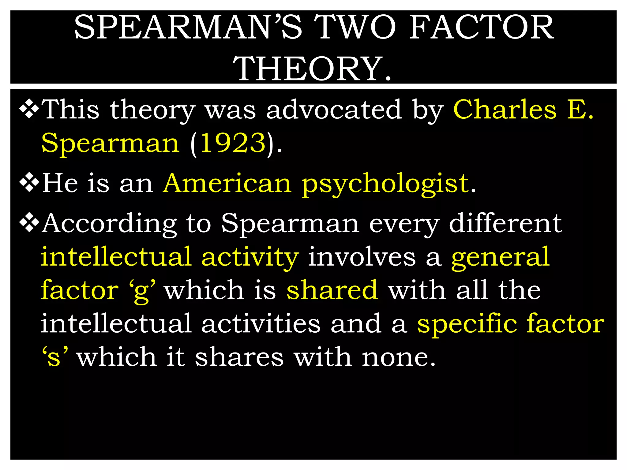 Two factor theory | PPTX