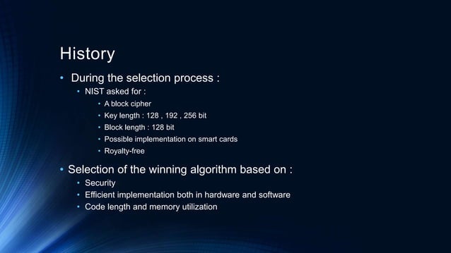 Two fish & Rijndael (AES) Encryption Algorithm | PPT