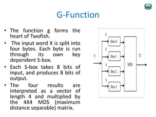 Two fish cipher | PPTX | Programming Languages | Computing