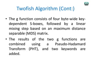 Two fish cipher | PPTX
