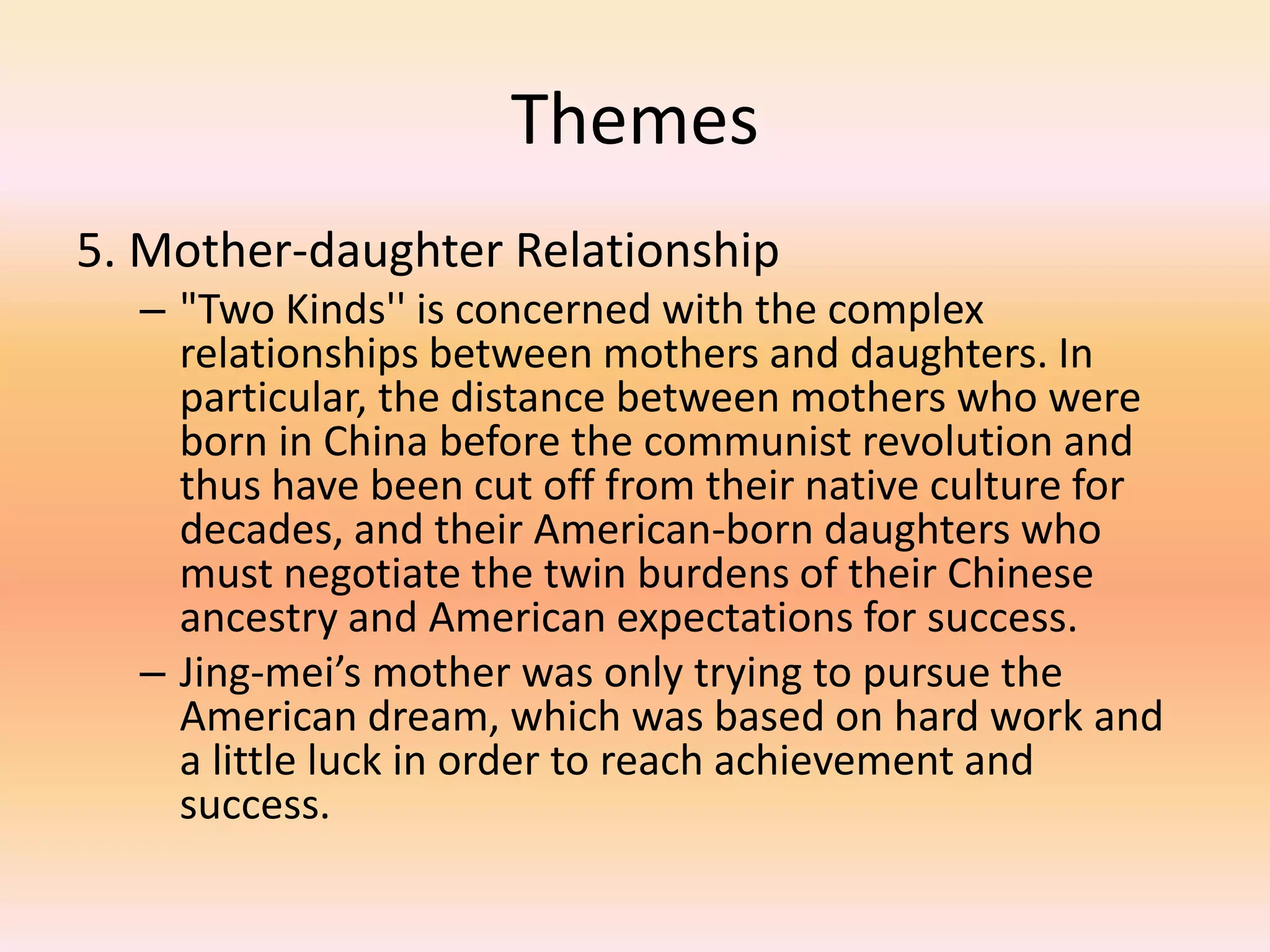 Two Kinds by Amy Tan | PPTX